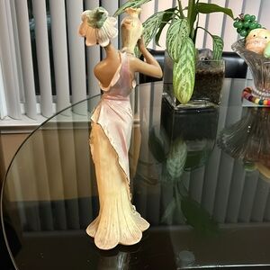 Accents | Statue Of Pretty Light Brown Lady Carrying Vase Or Maybe ...